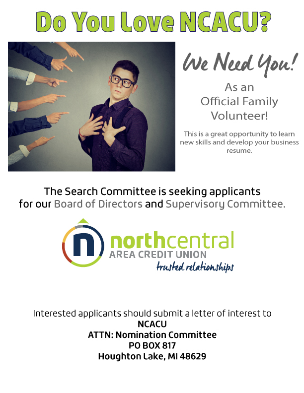 North Central Area Credit Union – Trusted relationships